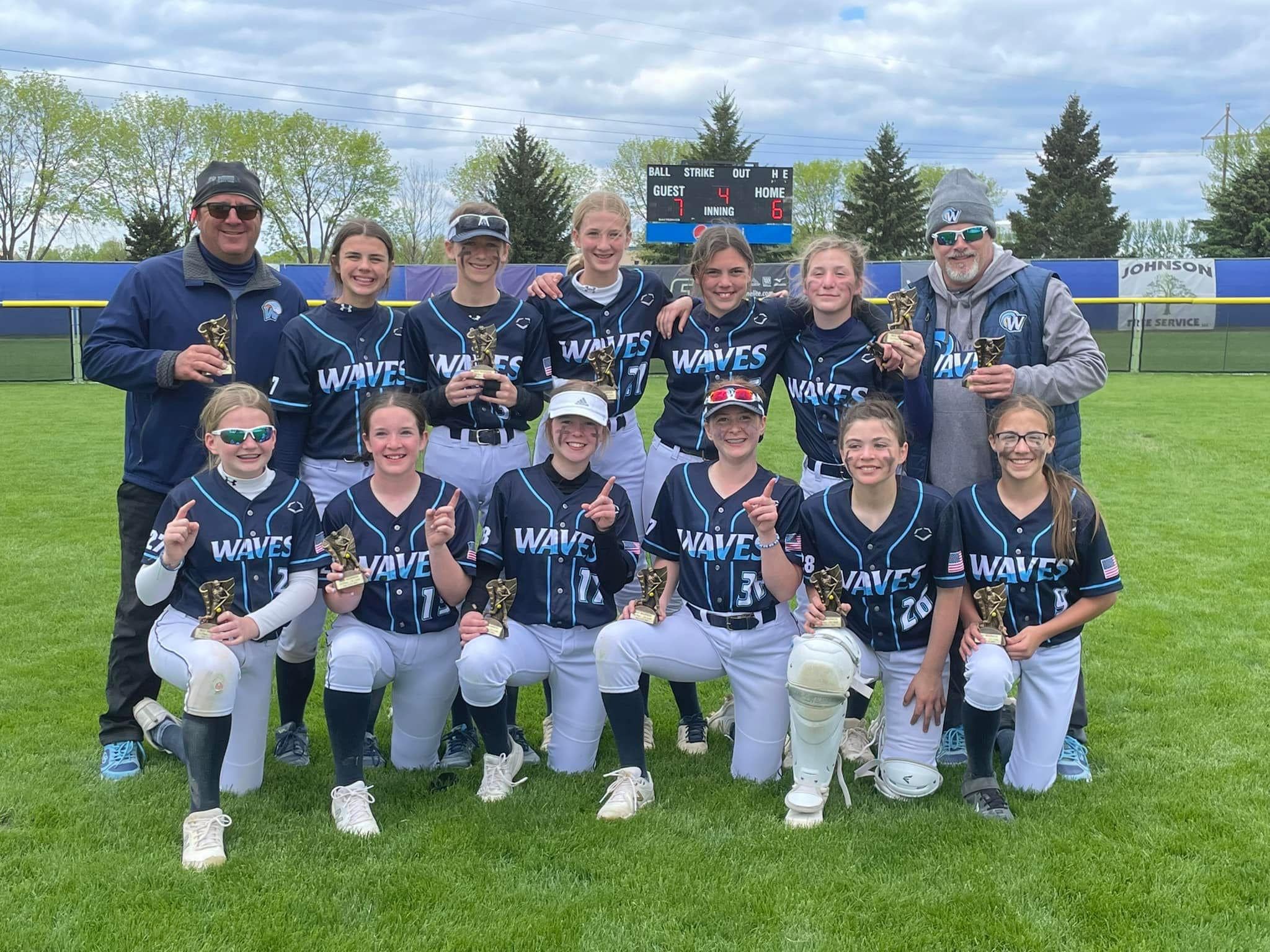 12U Renfroe 1st Place May Madness - MN Waves