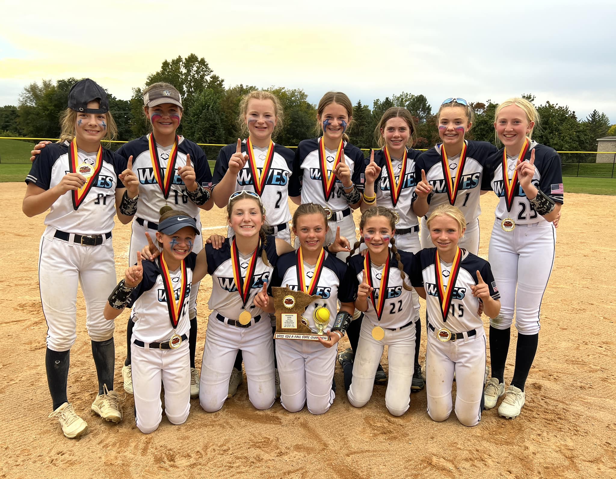 12U Schellhammer 1st Place Fall State - MN Waves
