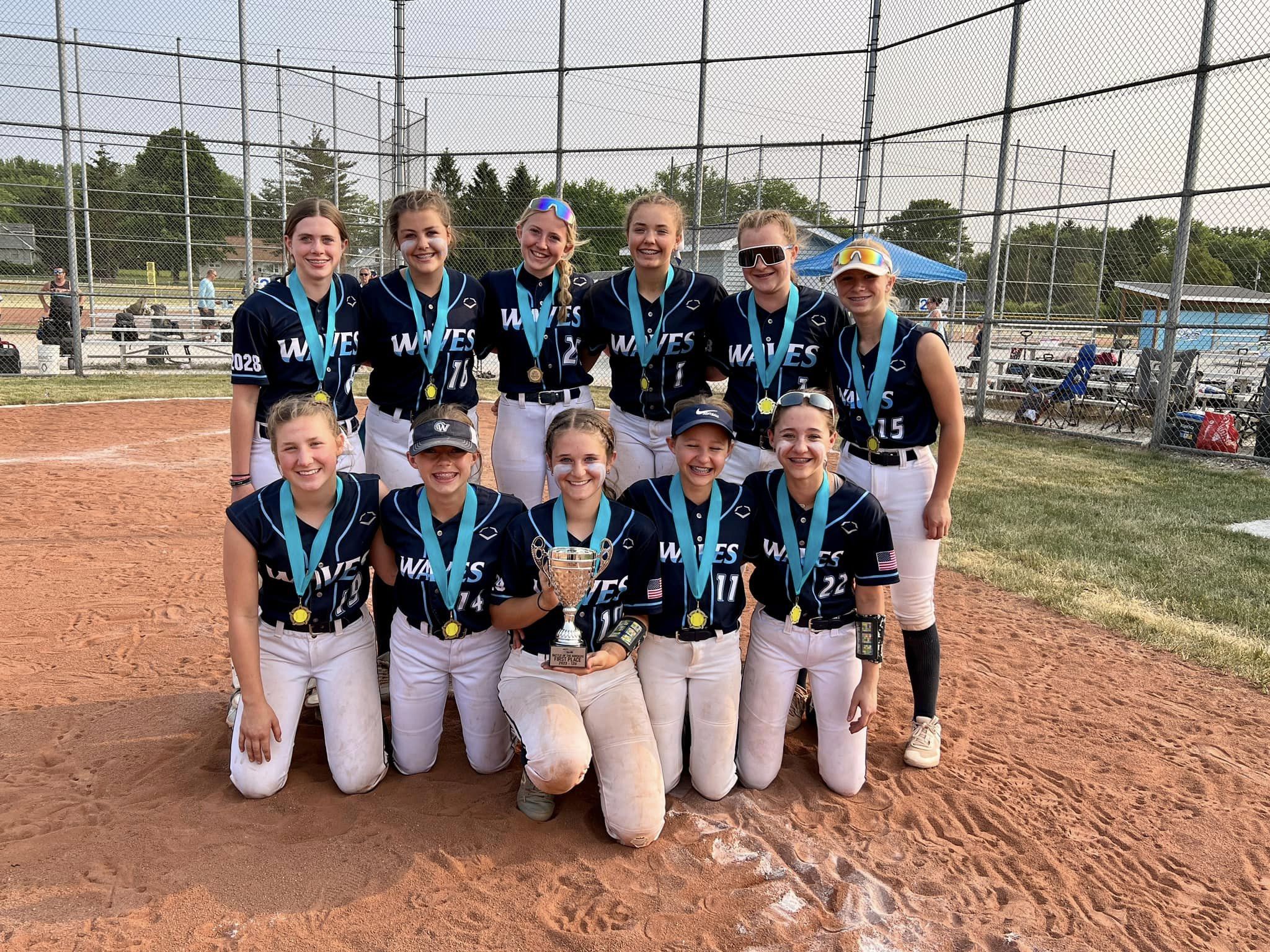 Waves 12U Schellhammer Wins WI Border Battle - MN Waves