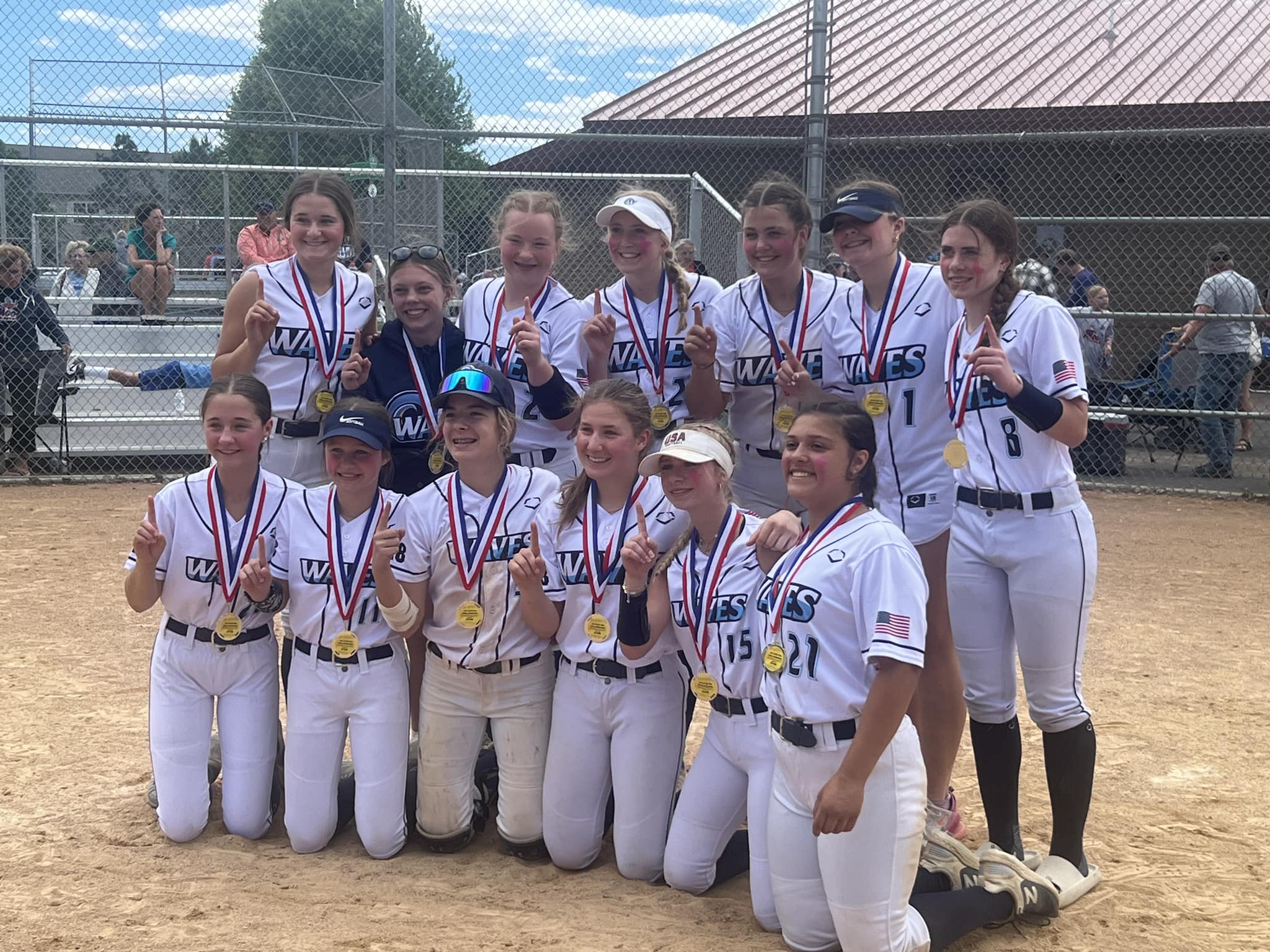 13U National Schellhammer 1st Place USSSA June Jamboree - MN Waves